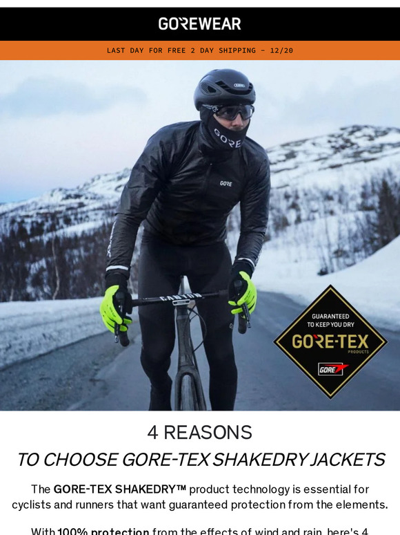 GORE WEAR: 4 Reasons you need a GORE-TEX Shakedry Jacket | Milled