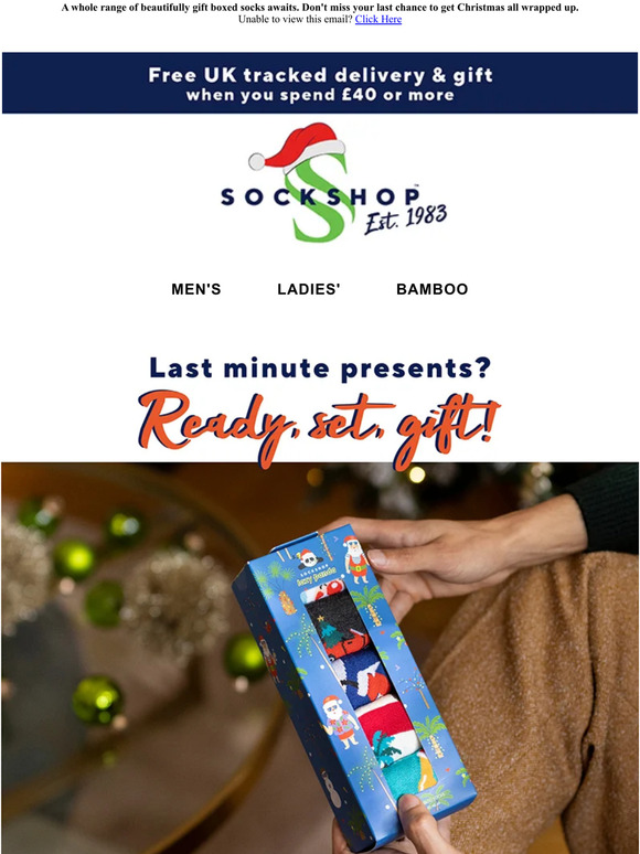 Sock Shop: There's still time to treat their feet 🎁📮 | Milled