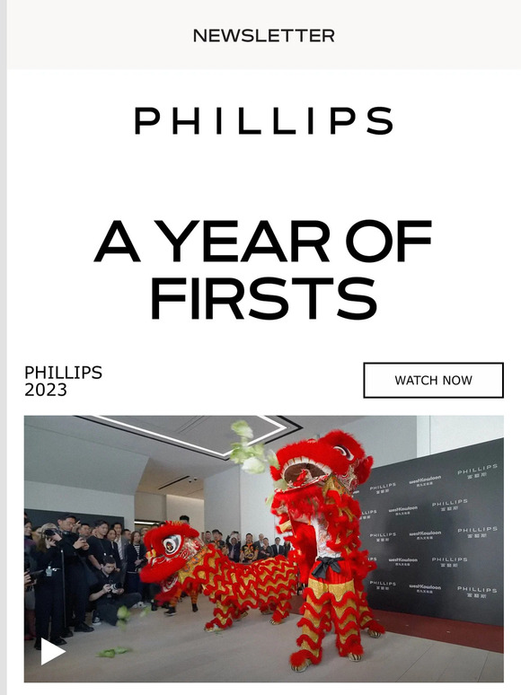 Phillips Auction: Phillips 2023: A Year of Firsts | Milled