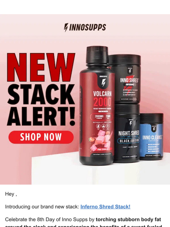 Inno Supps: [NEW STACK ALERT] Fire Up Your Fat-Burning with our newest ...
