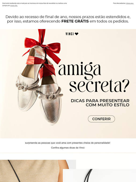 Vinci Shoes: O guia do presente perfeito 💝 | Milled