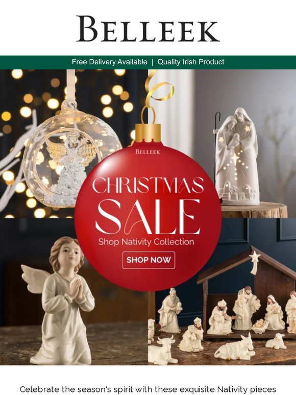 Belleek Pottery: The Nativity Collection 🌟 | Milled