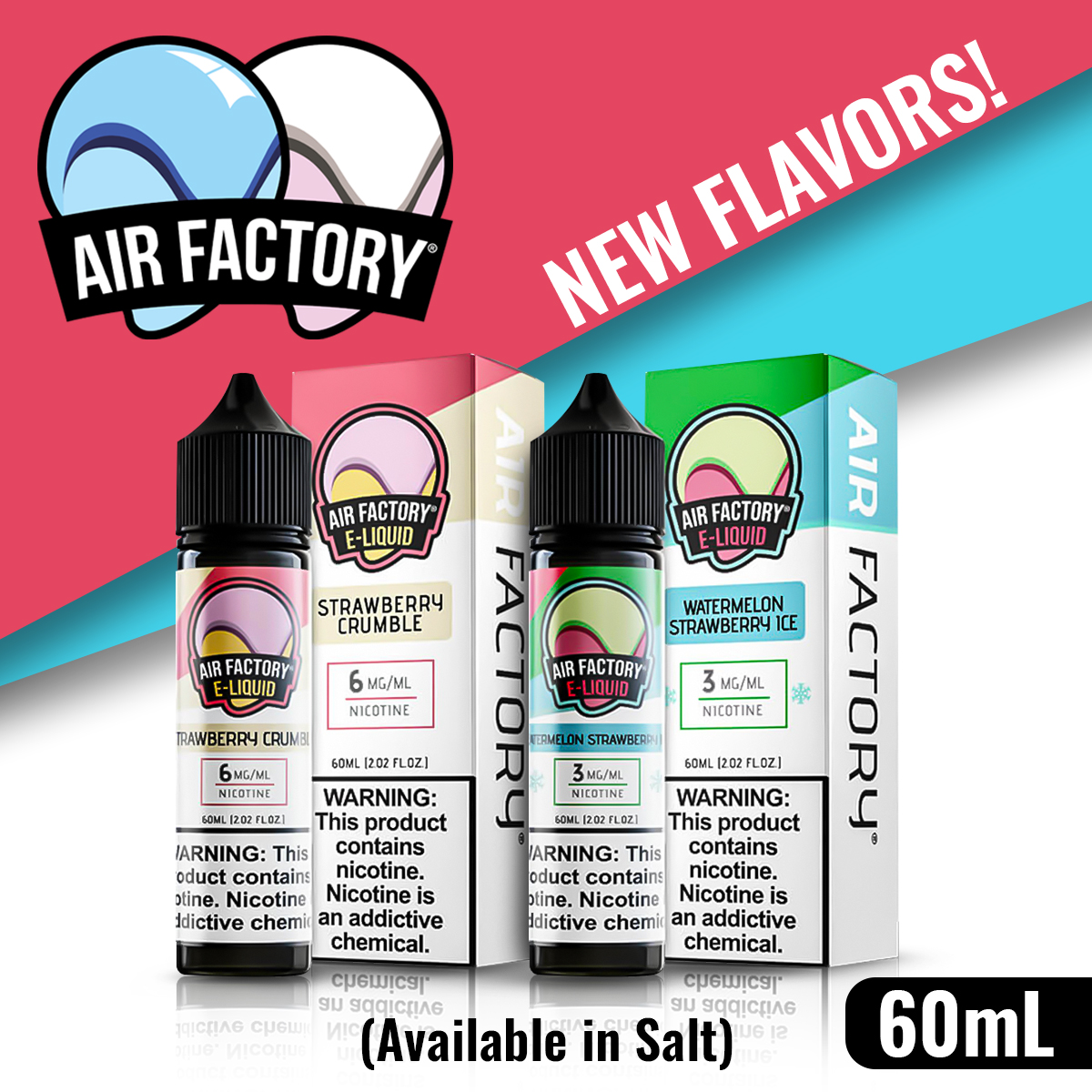 Vapor Empire: 💡Enjoy the 2 NEW Flavors of Air Factory!🤯 | Milled