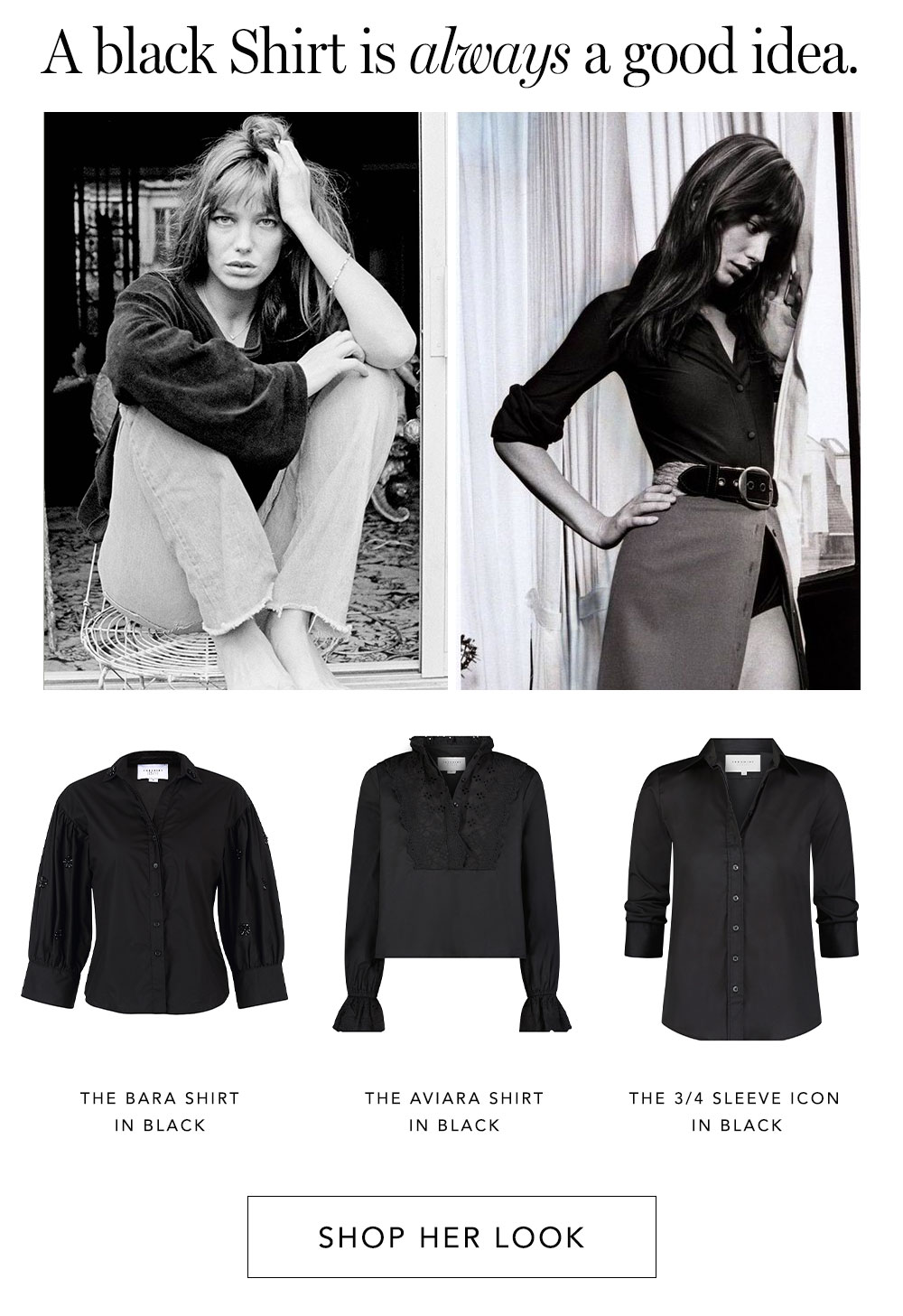 The Shirt by Rochelle Behrens: How To Dress Like Jane Birkin | Milled