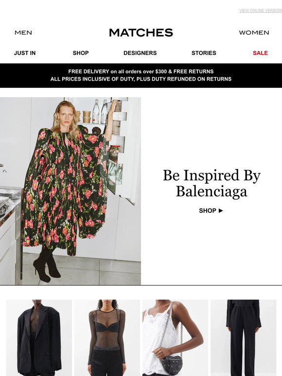 Matches Fashion: In the mood for new Balenciaga? | Milled