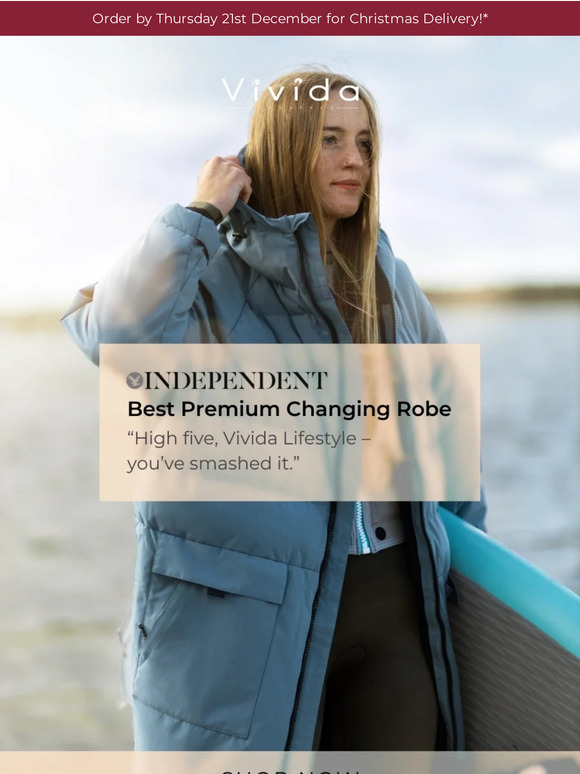 Vivida Lifestyle: The best premium changing robe - officially 🌧️ | Milled