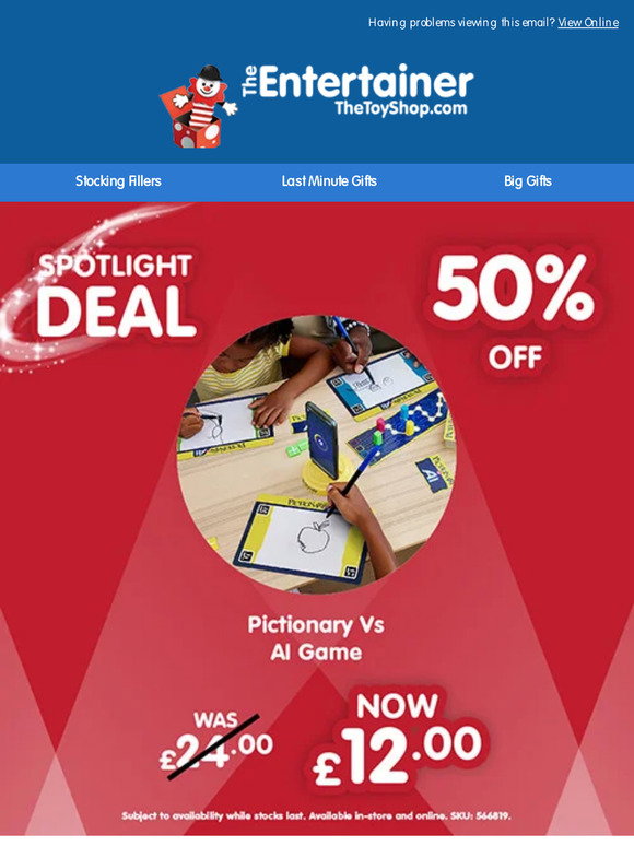 The Entertainer Pictionary Vs AI Now HALF PRICE Milled the-entertainer-pictionary-vs-ai-now-half-price-milled
