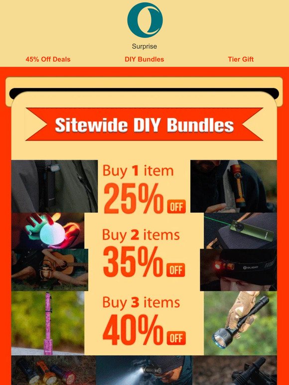 Olight Australia: 🥳Sitewide DIY Bundles| Design Your Own With Big ...