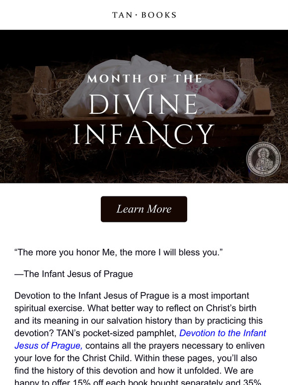 TAN Books: The Divine Infancy of Jesus Christ | Milled