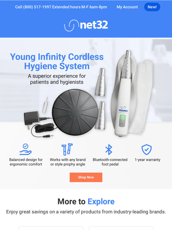 Net32: Experience True Freedom with Young Infinity Cordless Hygiene System | Milled