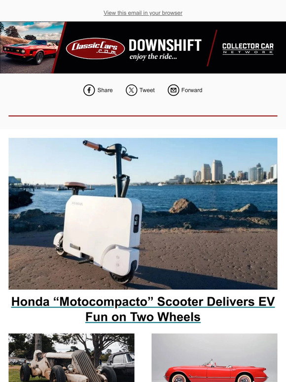 ClassicCars: Honda “Motocompacto” Scooter Delivers EV Fun on Two Wheels ...