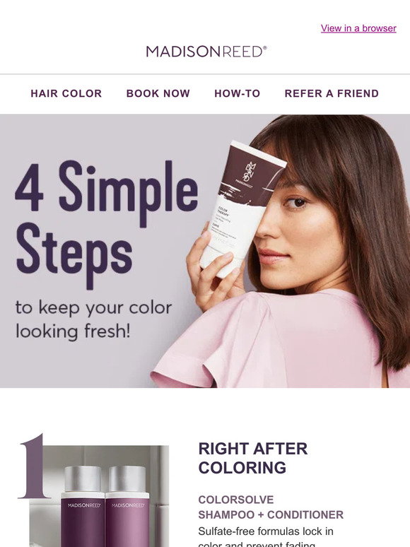 Madison Reed: 4 Tips for How to Care for Your Color | Milled