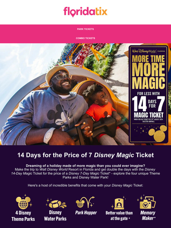 Florida Tix: Disney's 14 for 7 Magic Ticket is back! | Milled