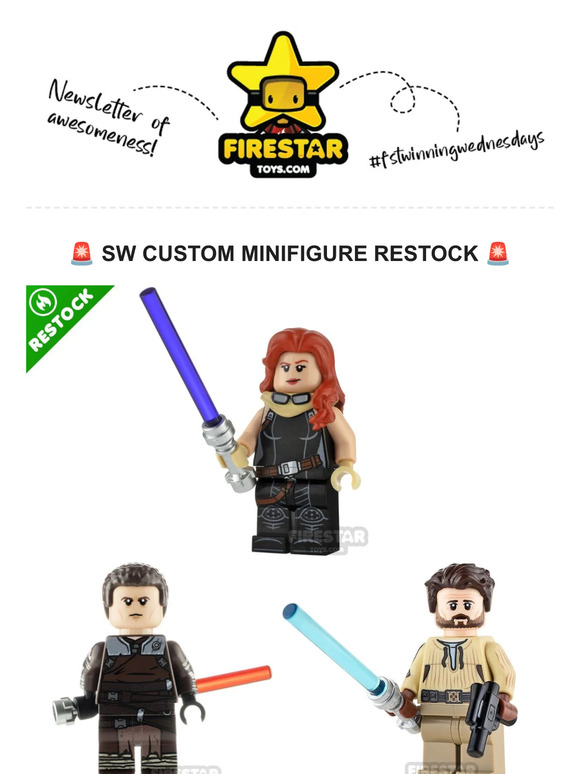 Firestar Toys: Legendary SW Custom Minifigures Return: Seize the ...