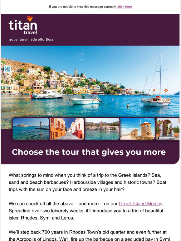 Titan Travel: Is this your dream Greek Islands holiday? | Milled
