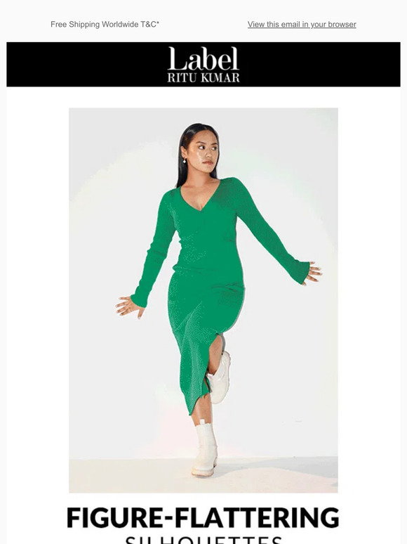 Label Ritu Kumar: Figure-flattering Silhouettes | Milled