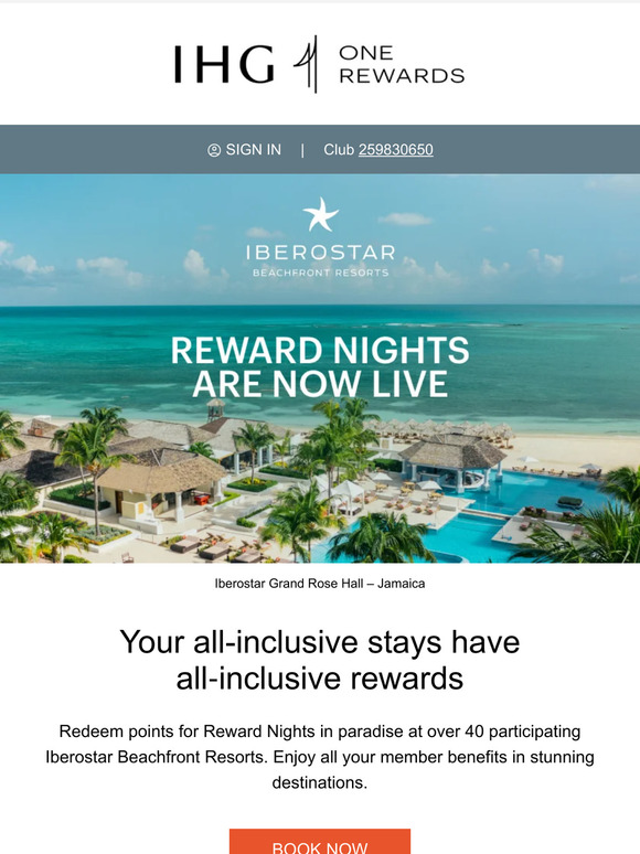 IHG: 👋 Wave hello to more Reward Nights, — | Milled