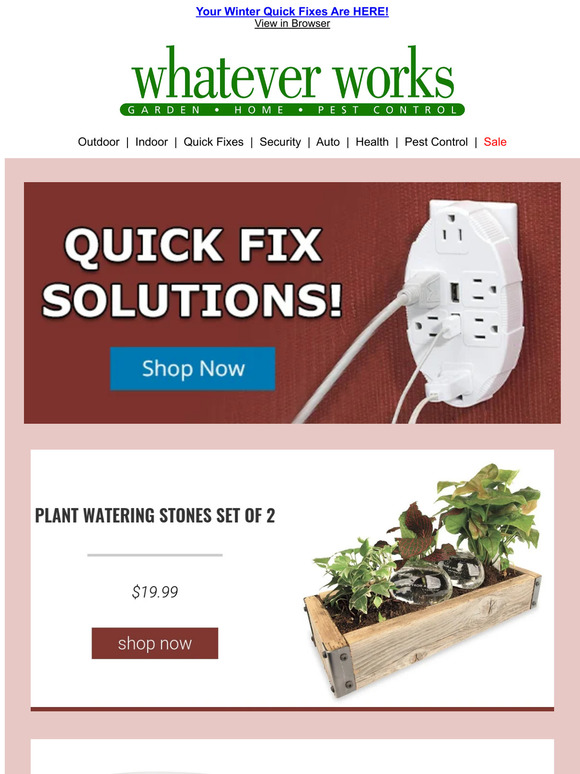 Whatever Works: Quick Fix Solutions for Your Castle ~ Shop Now! | Milled