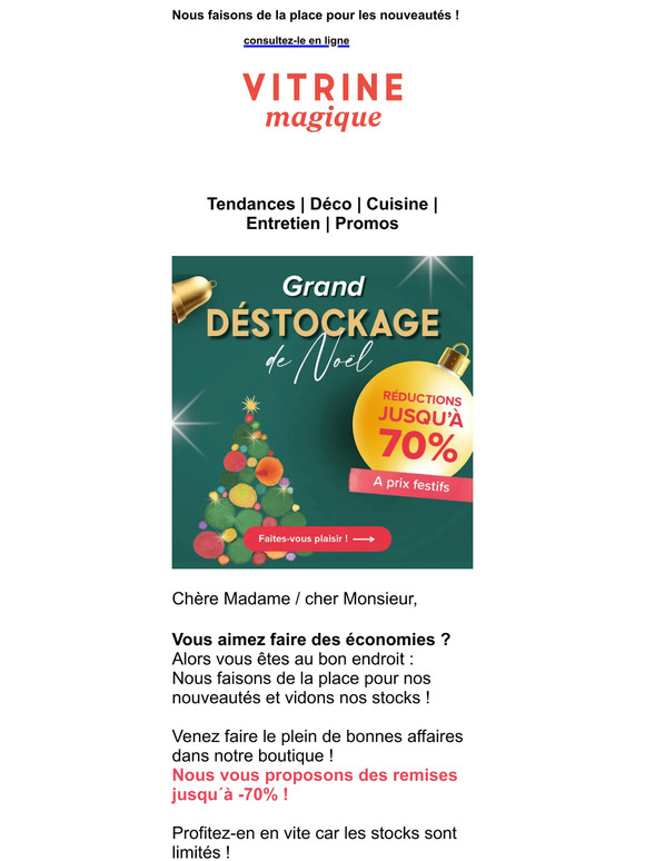 Vitrine Magique: Profitez de remises jusqu´à -70% ! | Milled