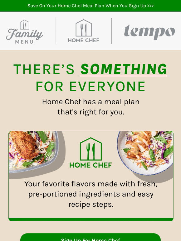 Home Chef: * Find your perfect meal plan with Home Chef * | Milled
