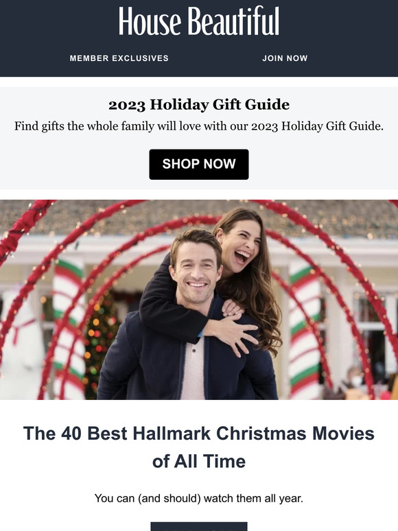 House Beautiful: Your ultimate Hallmark Christmas movie guide. | Milled