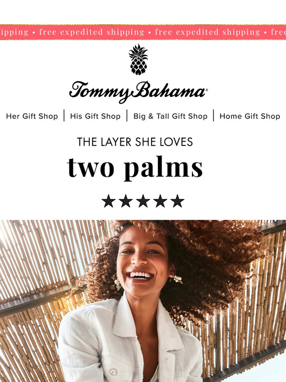 Tommy Bahama: Two Palms: The 5-Star Jacket She Loves | Milled