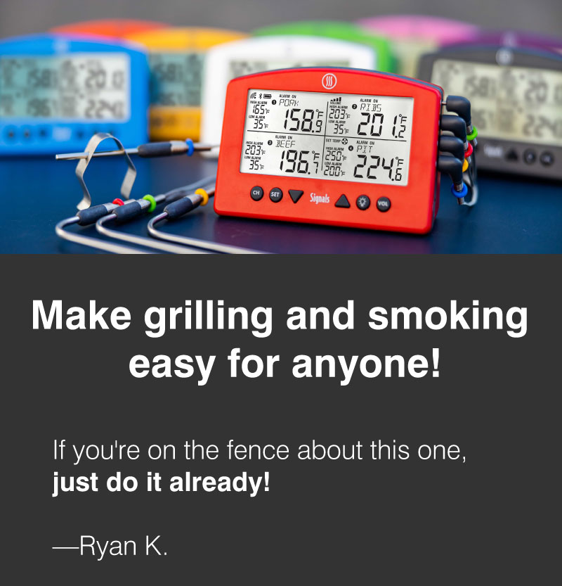 ThermoWorks: 35% Off Signals: BBQ Alarm Thermometer with Wi-Fi | Milled