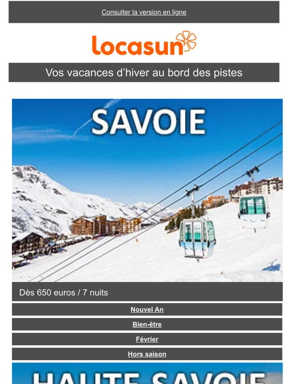 Locasun: Pied des pistes : partez les skis aux pieds | Milled
