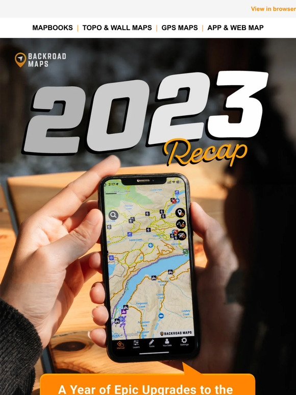 Backroad Maps: BRMB Maps App: A Year of Epic Upgrades! | Milled