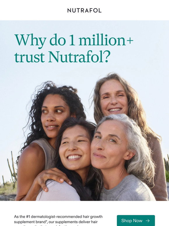 Nutrafol: Results that speak for themselves. | Milled