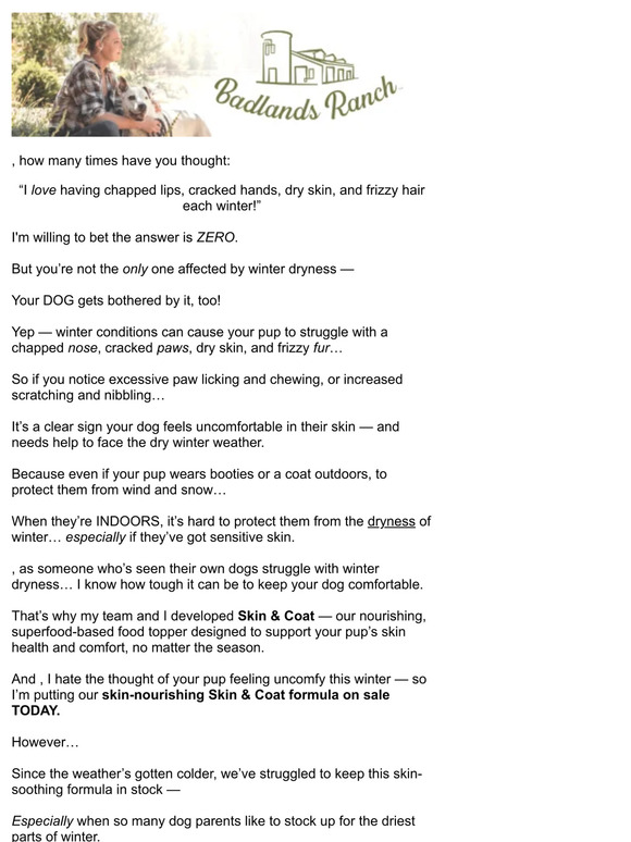 Badlands Ranch: Skin & Coat is BACK (for 36 hours!) | Milled