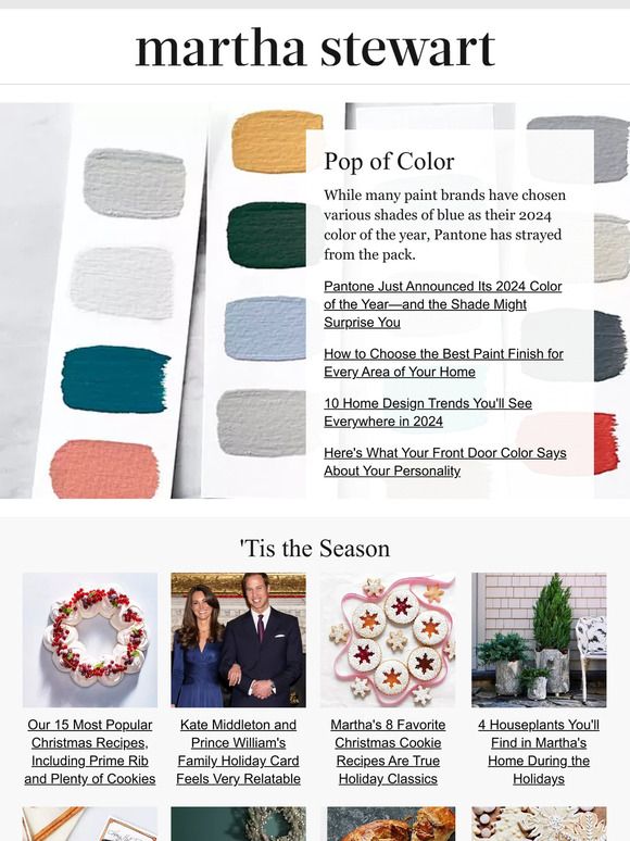 Martha Stewart: Pantone Announced Its 2024 Color of the Year | Milled