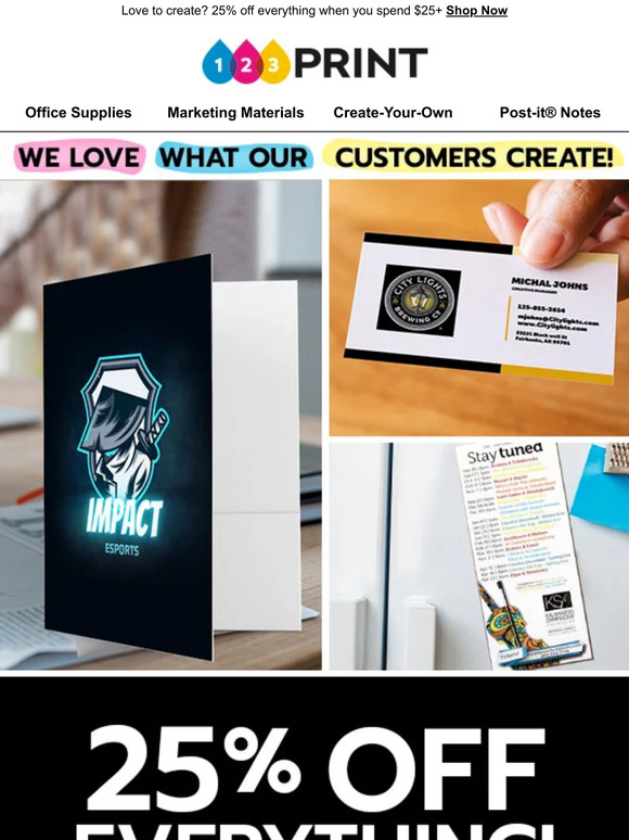 123Print: Create Your Own Designs in 3 EASY Steps... Easy as 1,2,3 ...