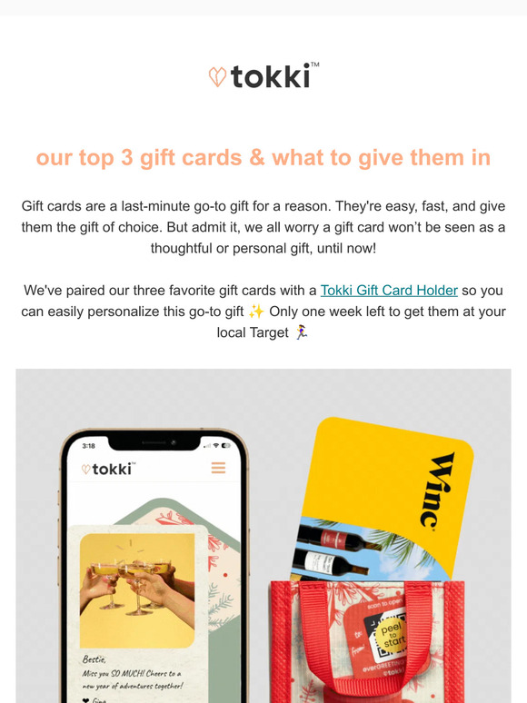 Tokki: Our Top 3 Gift Cards To Give 💝 | Milled