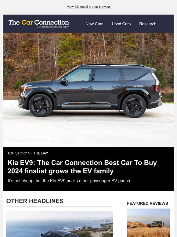 The Car Connection: Kia EV9: The Car Connection Best Car To Buy 2024 ...