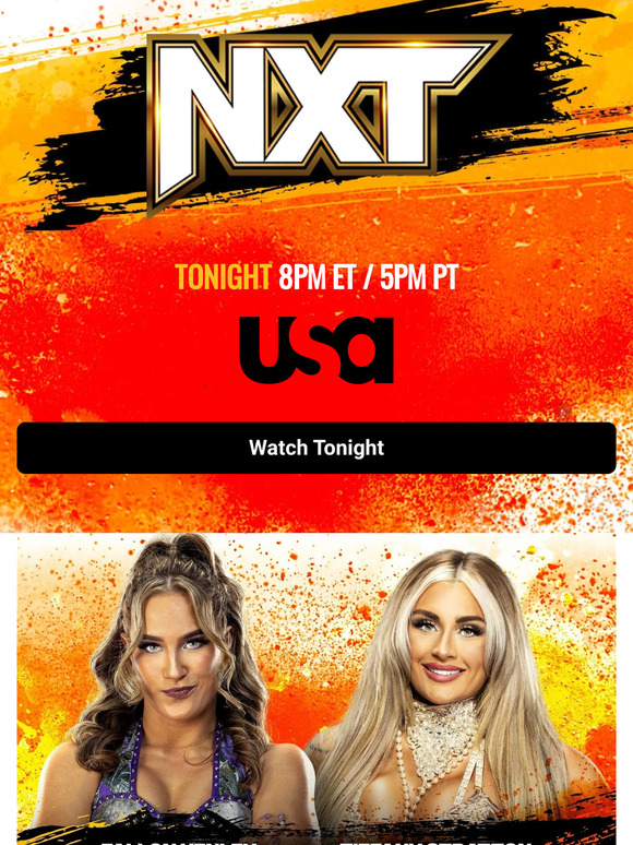 WWE Shop: NXT Preview: Tiffany Stratton & Fallon Henley in a one-on-one ...
