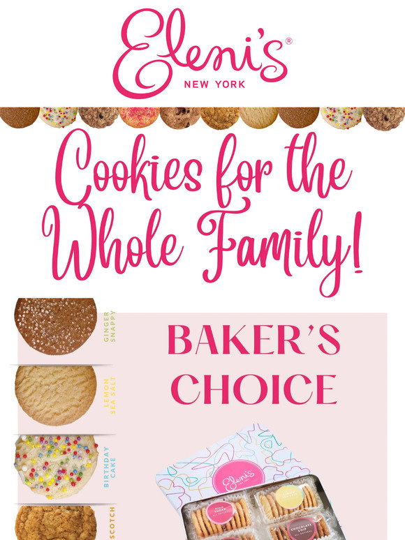 Eleni's New York: One Cookie, Seven Unique Flavors! | Milled