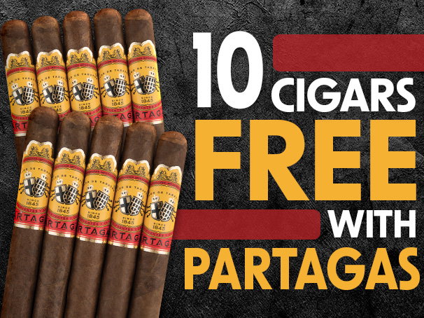 Best Cigar Prices: 10 Free Cigars with Partagas Boxes | Milled