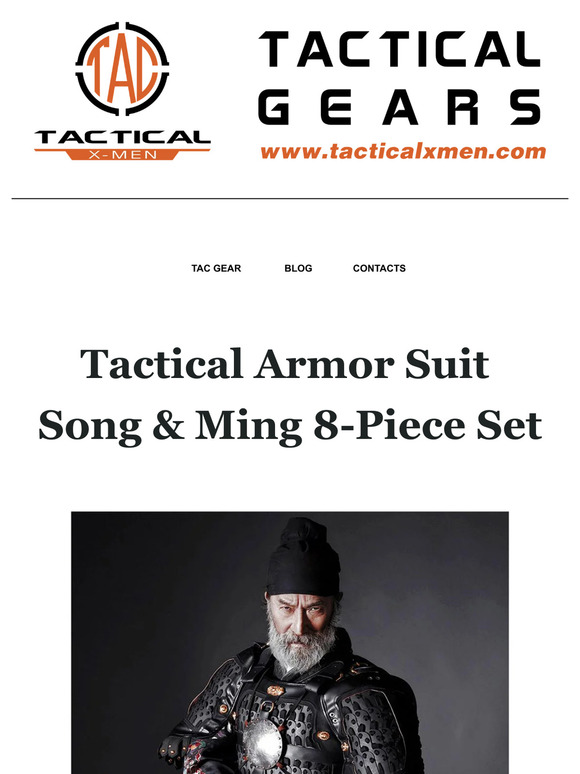 Tactical X-Men: Tactical Armor Suit 8-Piece Set ☯🗜☯ | Milled