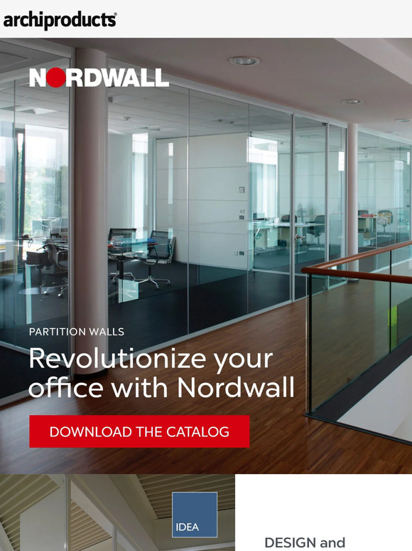 Archiproducts: Nordwall glass partition walls for offices, modular ...