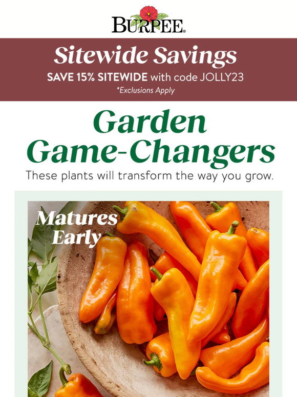 Burpee: Check out these garden game changers | Milled