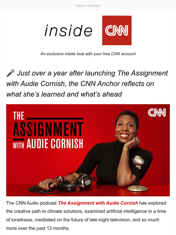 CNN: CNN’s Audie Cornish reflects on a year of ‘Assignments’ | Milled