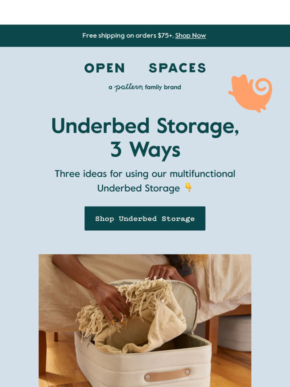Open Spaces: One storage solution, three locations | Milled