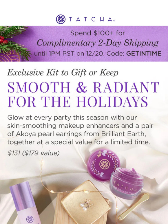 Tatcha: Look radiant this holiday with our exclusive kit | Milled