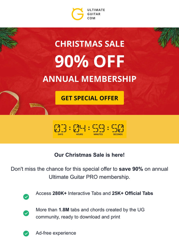 Ultimate Guitar: 💥 Get 90% off UG PRO! | Milled