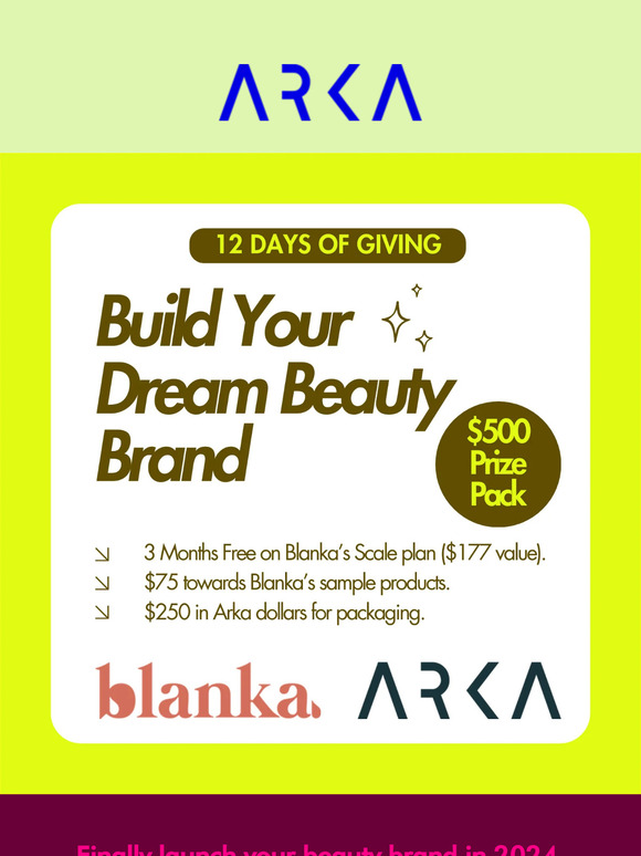 Arka: Arka's 12 Days Of Giving 💄 Part 4 | Milled