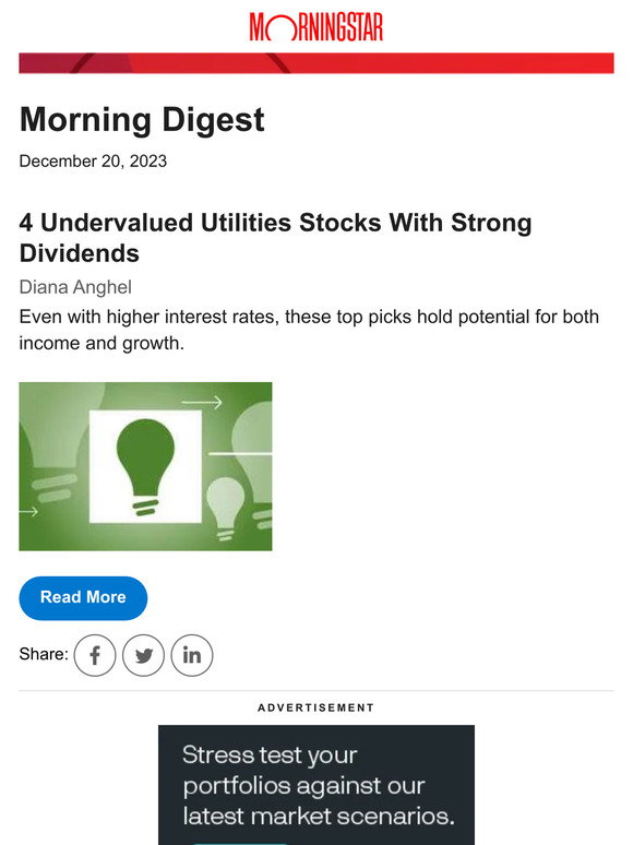 Morningstar: 4 Undervalued Utilities Stocks With Strong Dividends | Milled