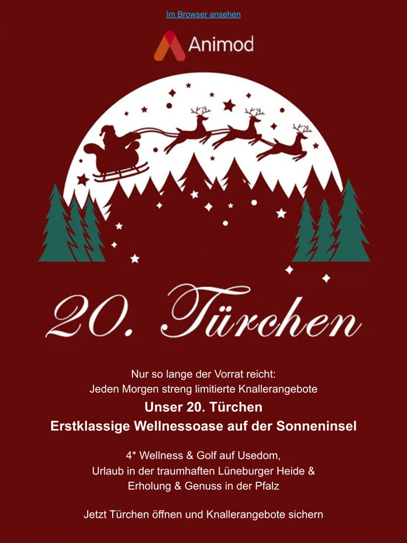 Animod: 20. Türchen: 4-Sterne Wellness auf Usedom | Nur heute & nur so ...