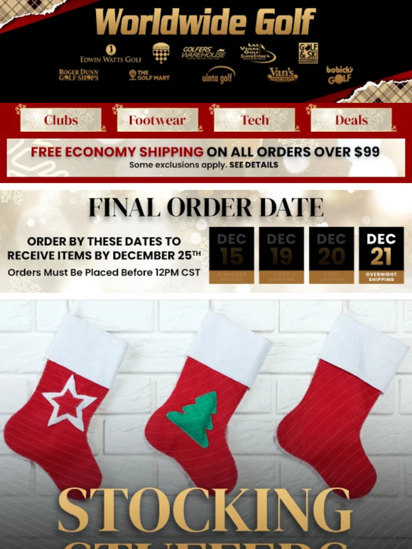 Worldwide Golf: Small Surprises, Big Smiles: Stocking Stuffer Delights ...