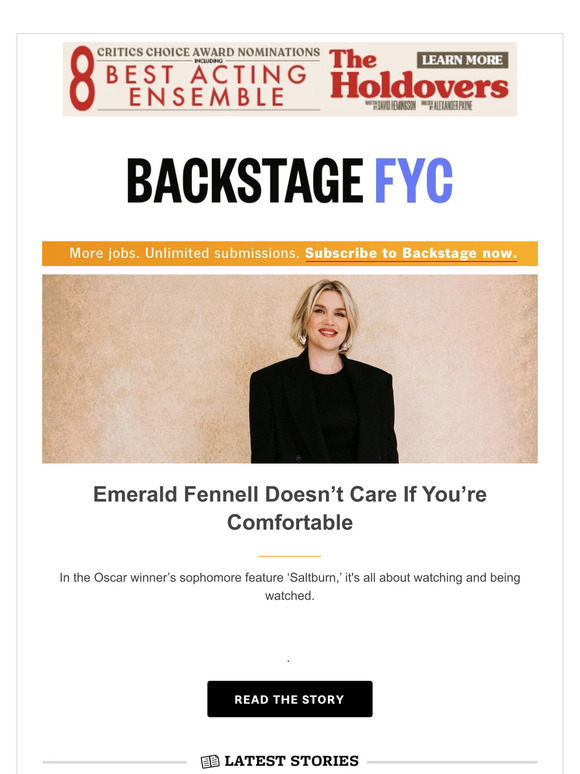 Backstage: Awards Update: Hear From Ayo Edebiri and More | Milled